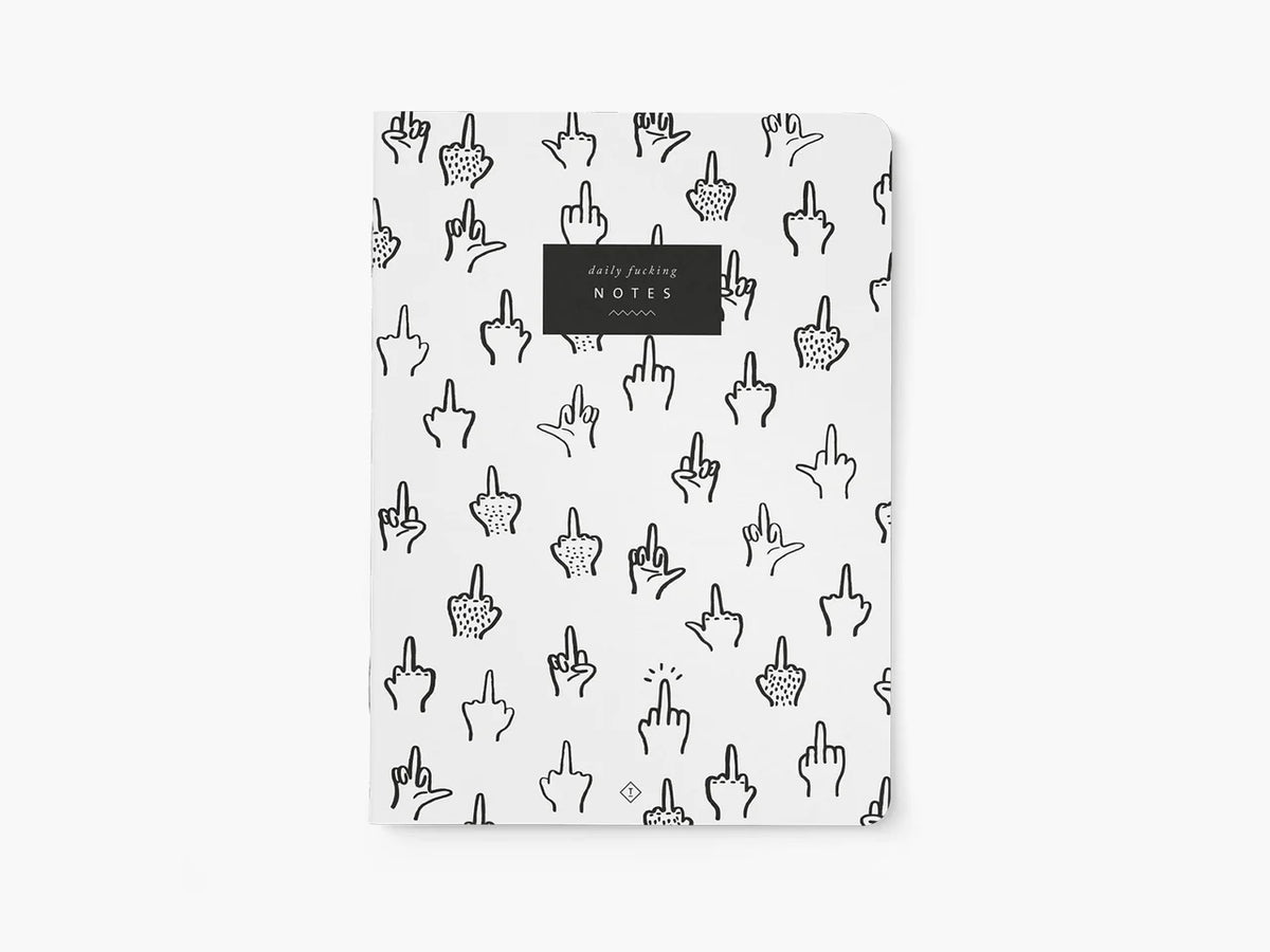 Middle finger notebook – Wild Atlantic Living